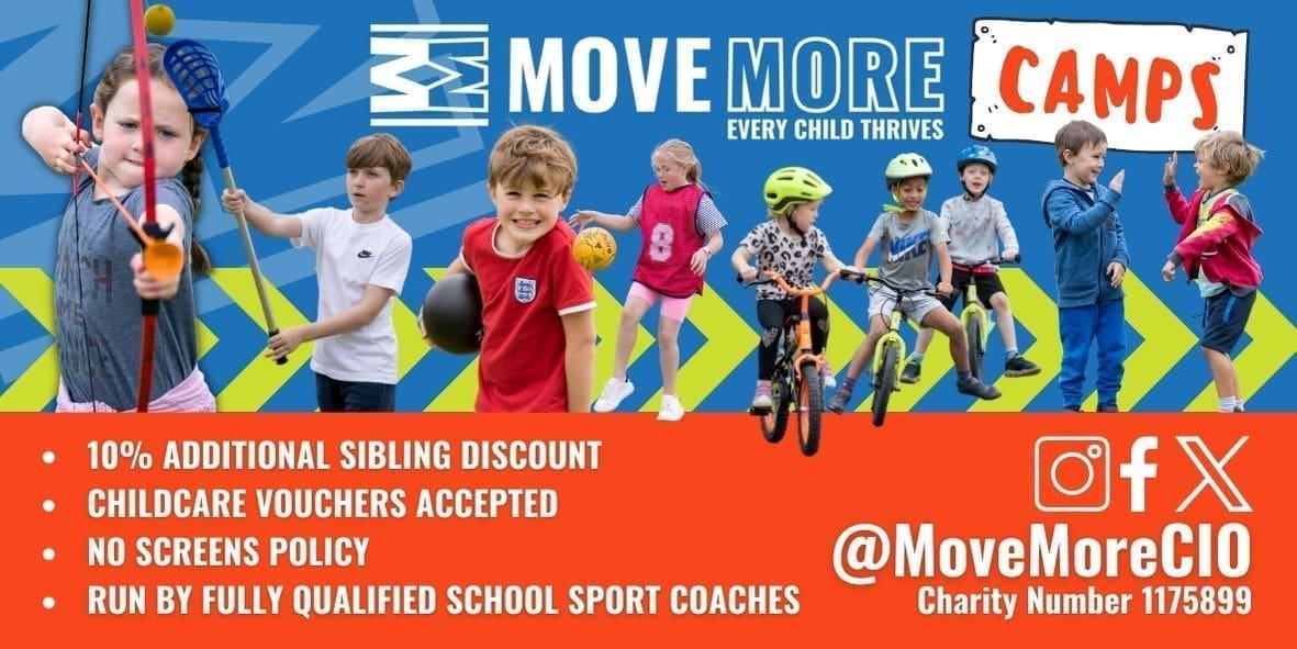 Move More Camps! Charlton Kings Ages 4*-8 (Infants School) - Holiday ...